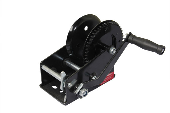 900kg Marine Manual Hand Winch Black Powder Steel A3 For Trailer Part ...